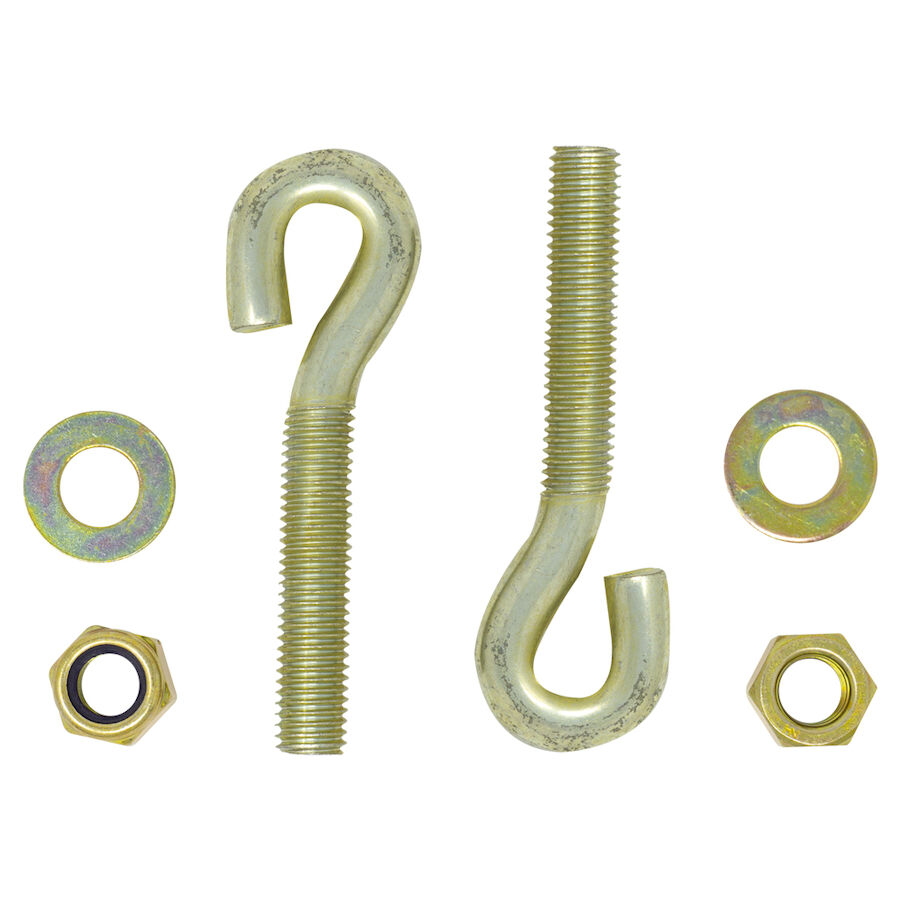 Eye Bolt Kit 5/8" x 4 1/4" Bolt, Nut, Washer (QTY 2 ea)