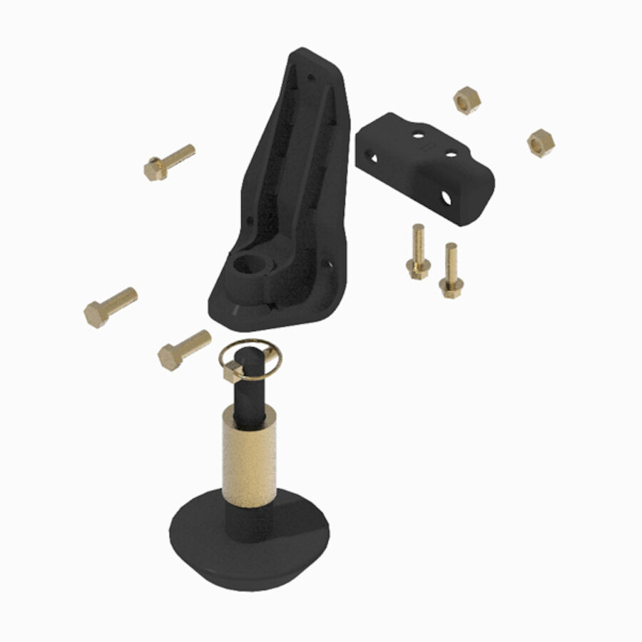 Bolt-On Plow Shoe Option Kit, (1 Shoe) DXT