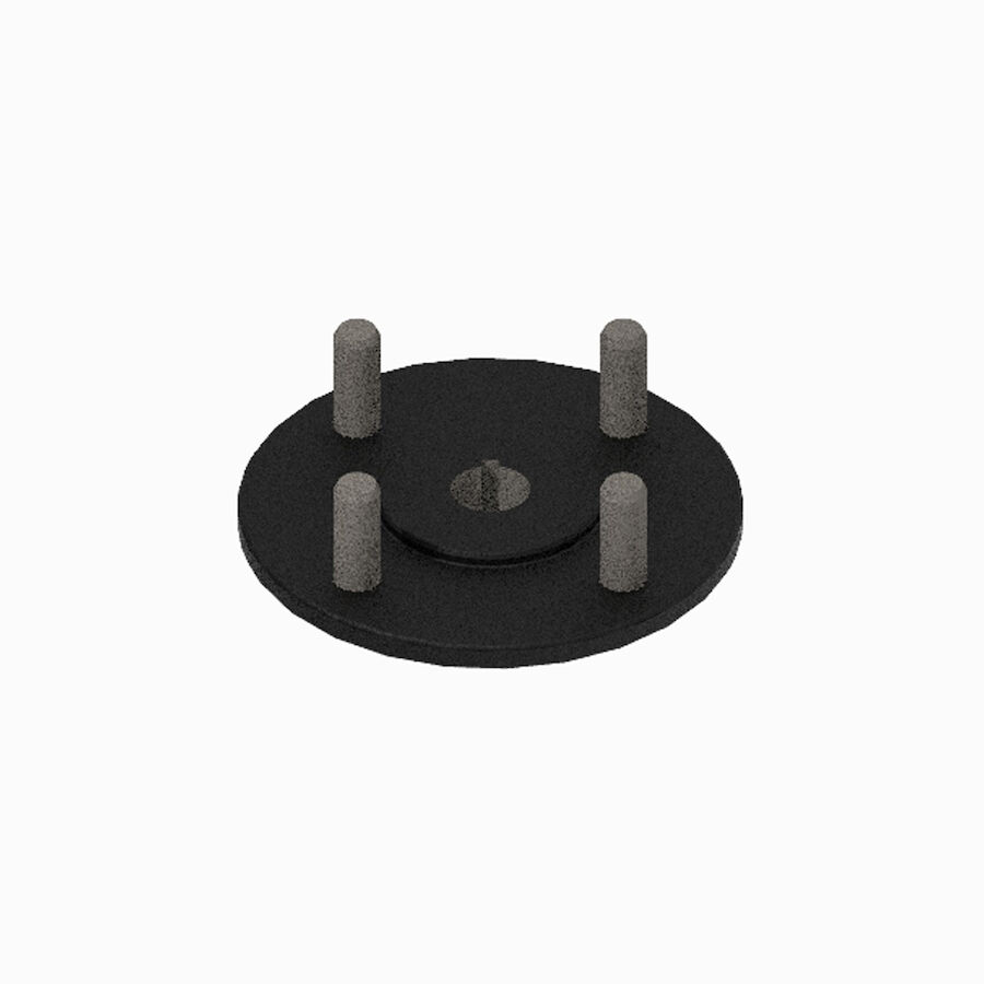 HUB-WHEEL, 4 LUG, 1" TAPER